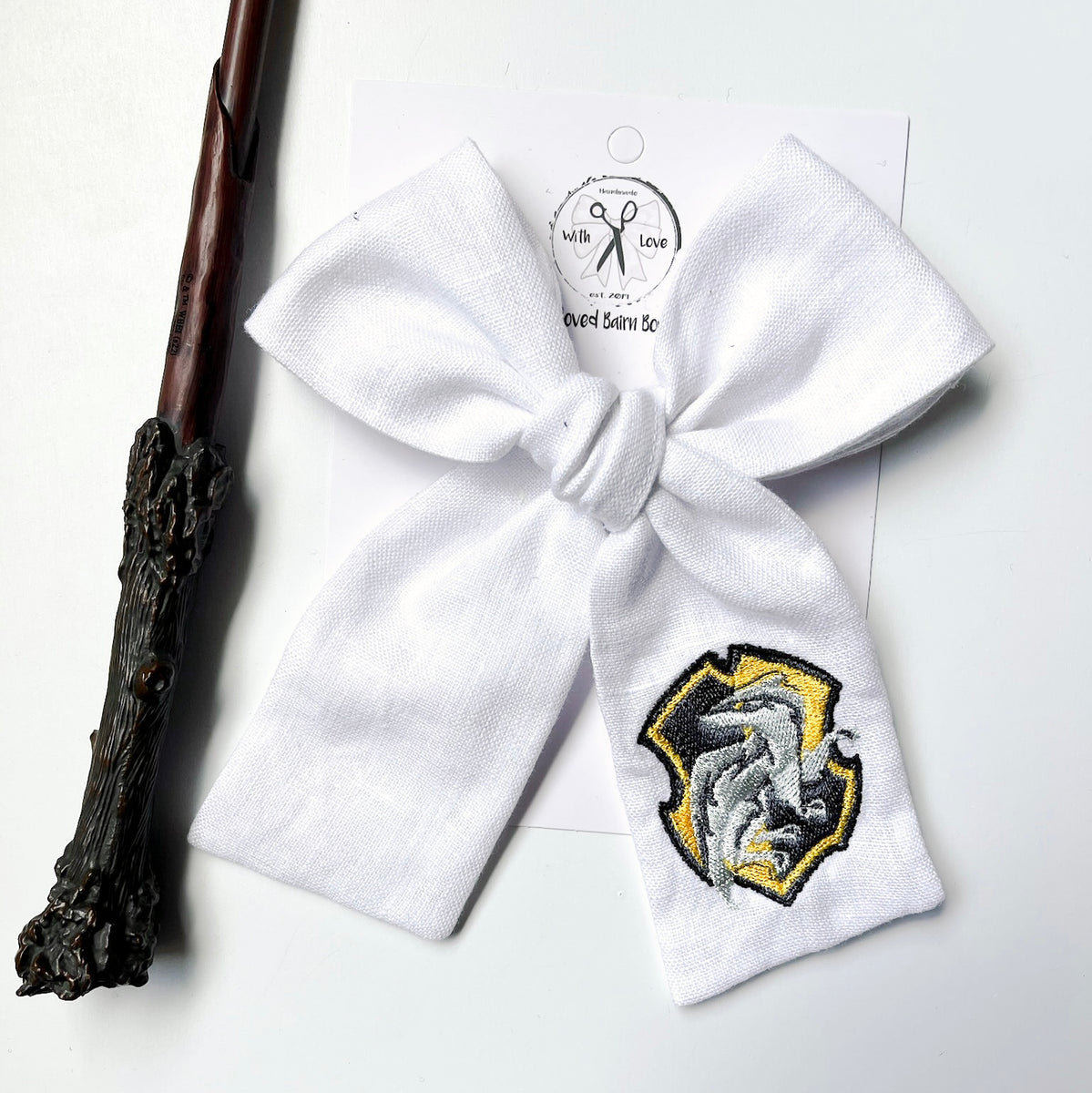Harry Potter Embroidered Bows – Beloved Bairn Bows