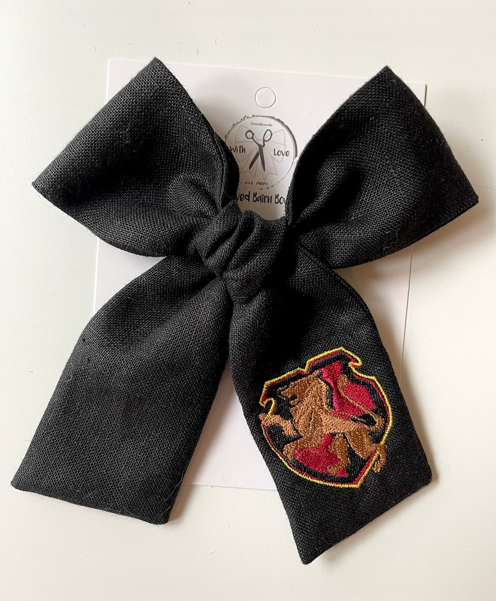 Harry Potter Embroidered Bows – Beloved Bairn Bows